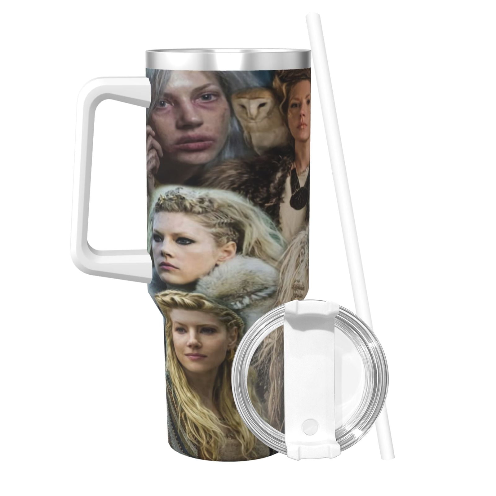 Katheryn Winnick Print Thermos Insulated Stainless Steel Hot/Cold ...