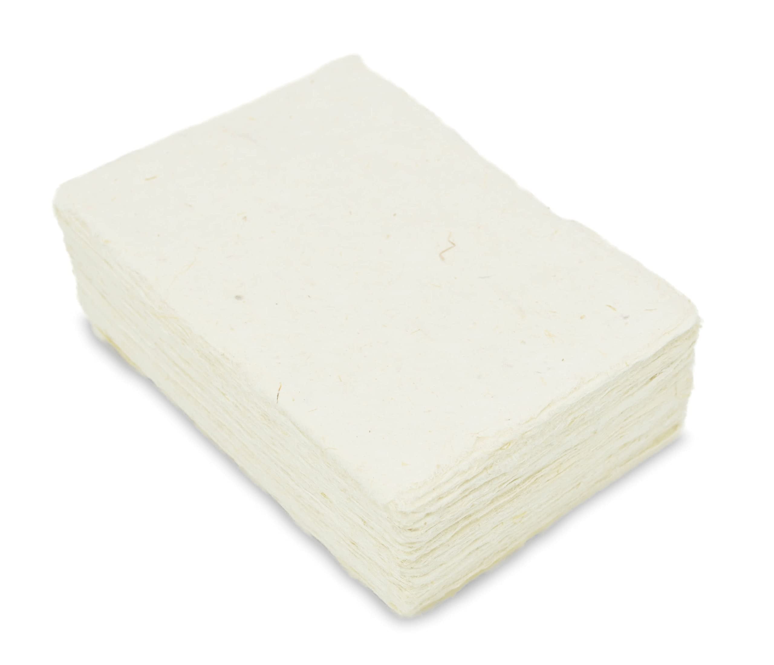 Kathmandu Valley Co. 4x6 RRF12 Inch Handmade Lokta Paper with Deckle ...