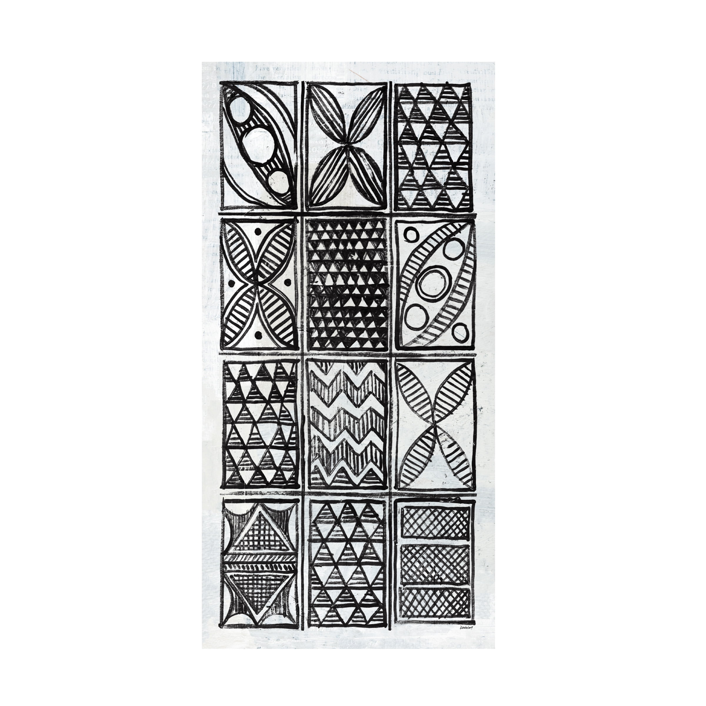Kathrine Lovell 'Patterns of the Amazon III BW' Canvas Art - Walmart.com