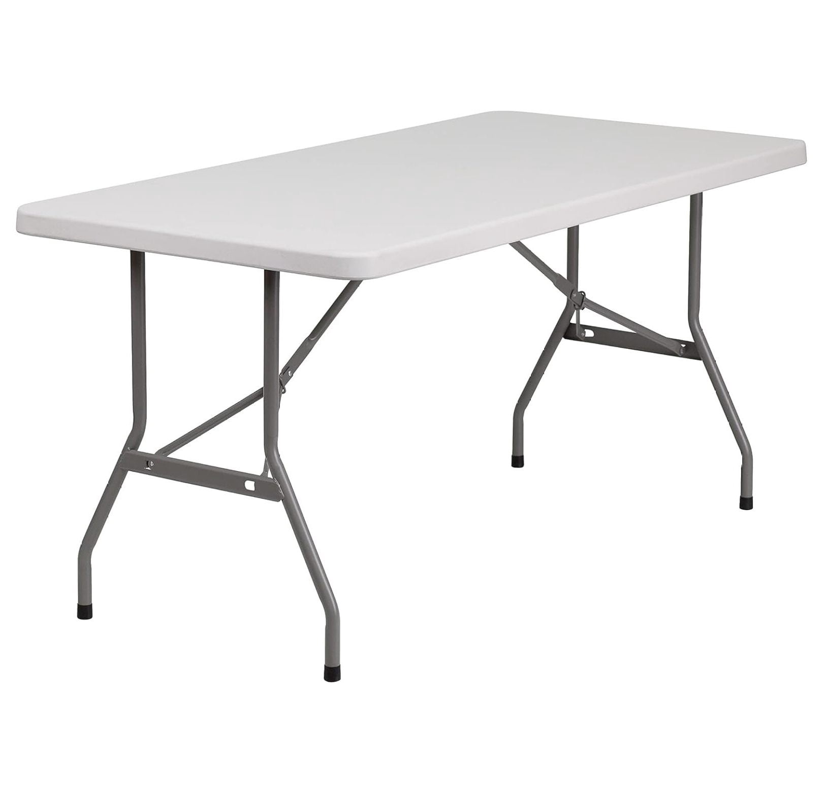 Kathryn 5-Foot Granite White Plastic Folding Table - Walmart.com