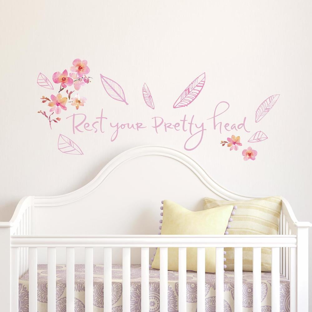 Kathy Davis Pretty Head Quote Wall Decals - Walmart.com
