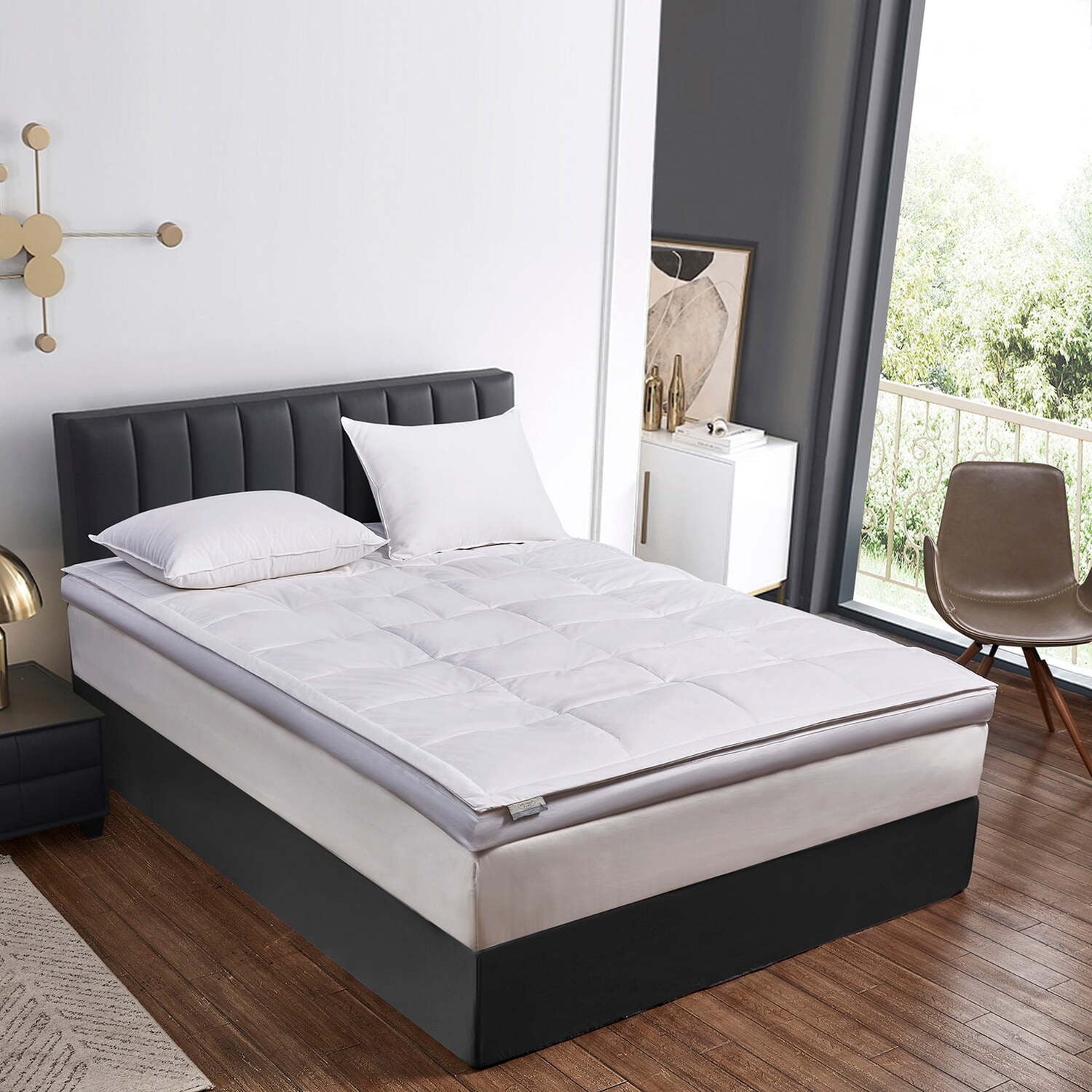 Blue Ridge Home Fashions Kathy Ireland 233 Thread Count 3 inch White ...