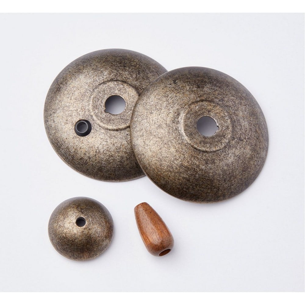 Kathy Ireland Home FN300VS Steel Bowl Cap for Ceiling Fan Light ...