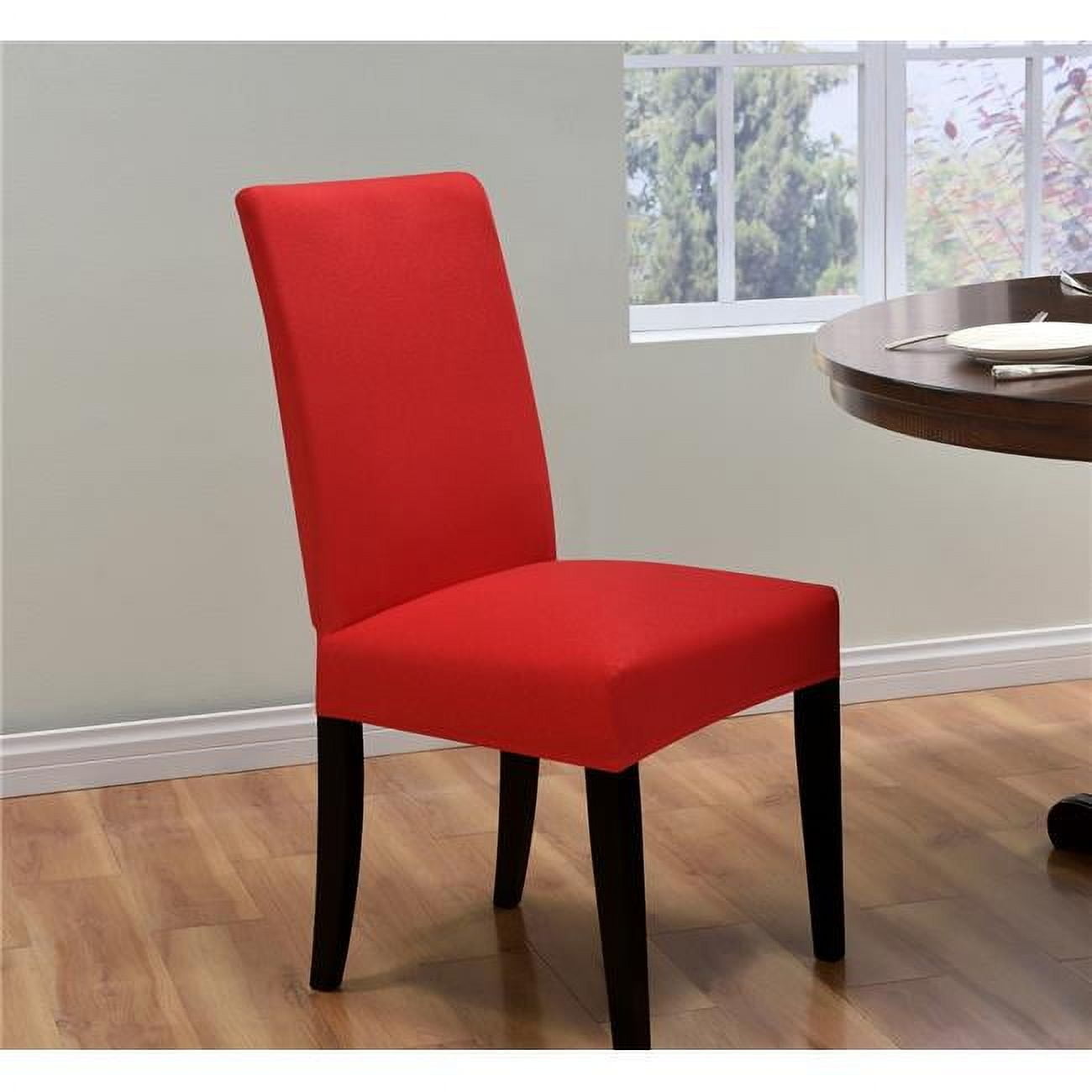 Kathy Ireland Ingenue Dining Room Chair Cover, Red - Walmart.com