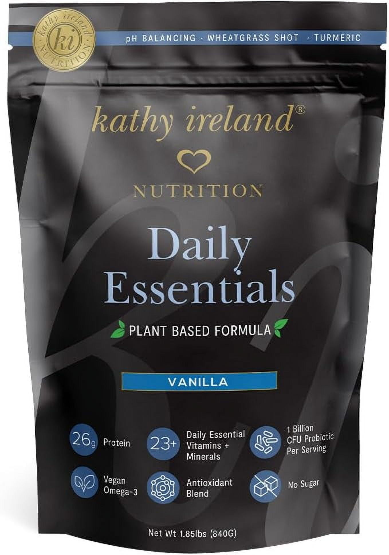 Kathy Ireland Nutrition Daily Essentials Plant Based Clean Protein ...