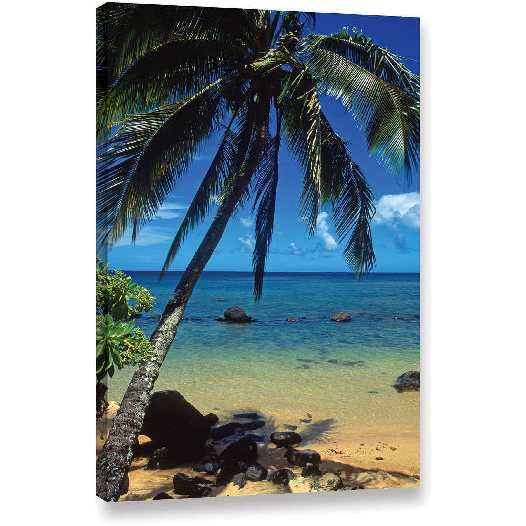 Free Shipping! ArtWall Beautiful Anini Beach Canvas Art by Kathy Yates ...