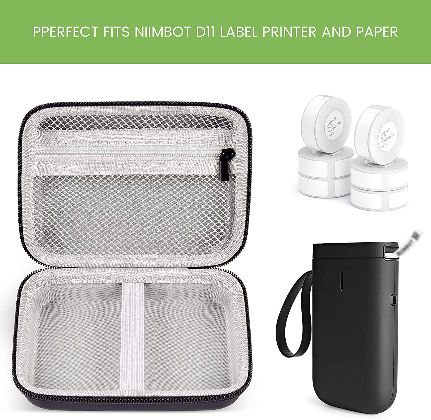 Katia Label Makers Case for Phomemo D30 Mini for Niimbot D11 Label ...