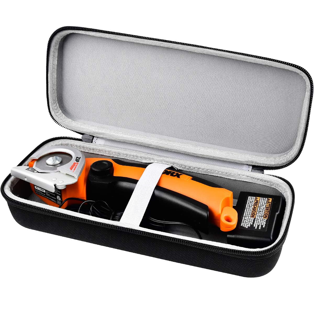 Katia ZipSnip Cutting Tool Hard Case for Work WX081L Mini Circular Saw, Fabric Cutter Storage ...