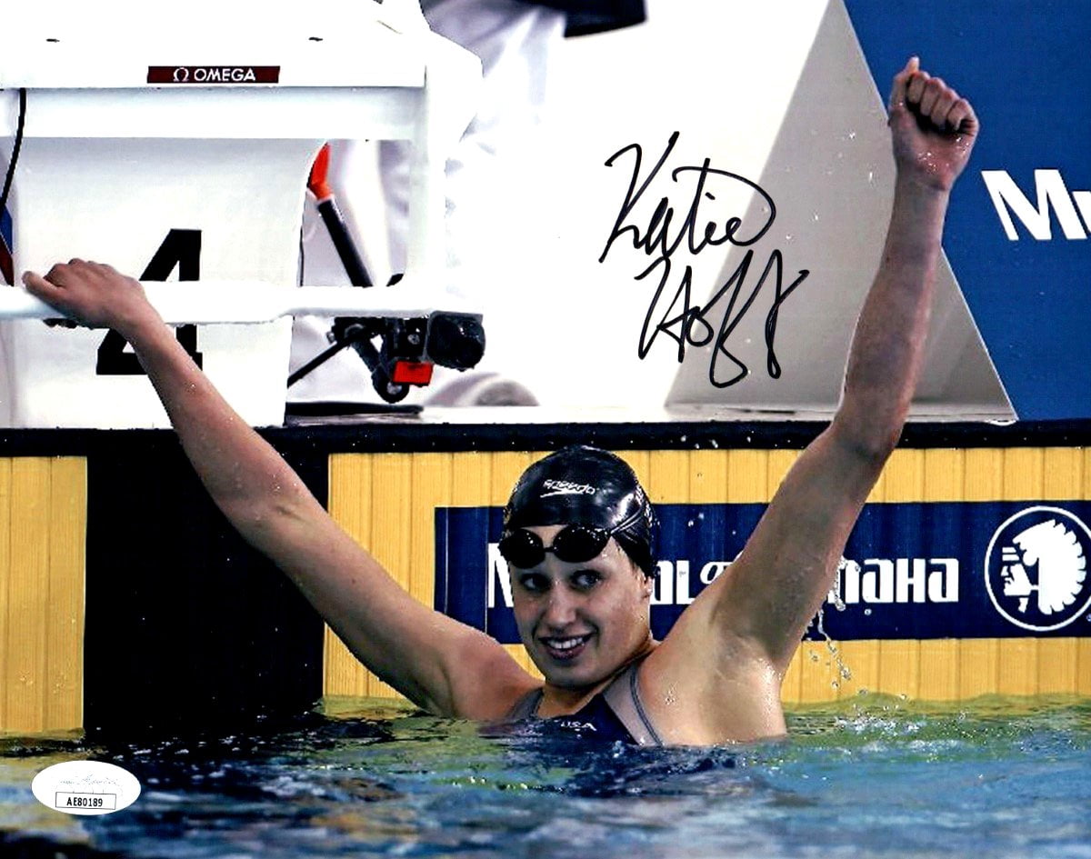 Katie Hoff Signed Autographed 8X10 Photo Team USA Swimmer JSA AE80189 ...