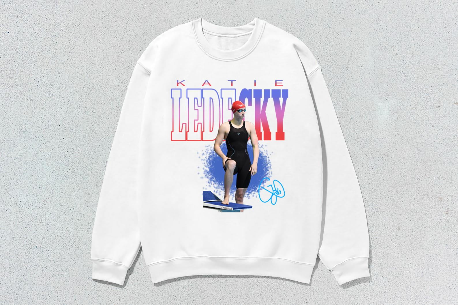 Katie Ledecky T Shirt, T-Shirt Beautiful, Size Up To 4XL - Walmart.com