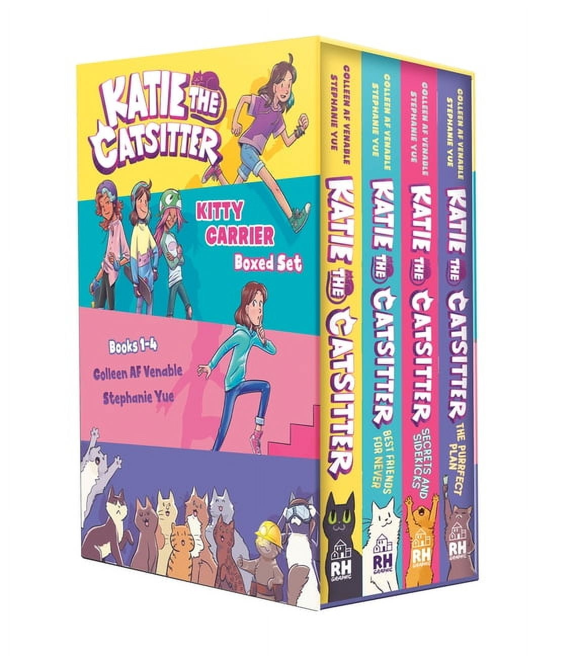 Katie the Catsitter Katie the Catsitter: Kitty Carrier Box Set (Books 1-4): (A Graphic Novel ...