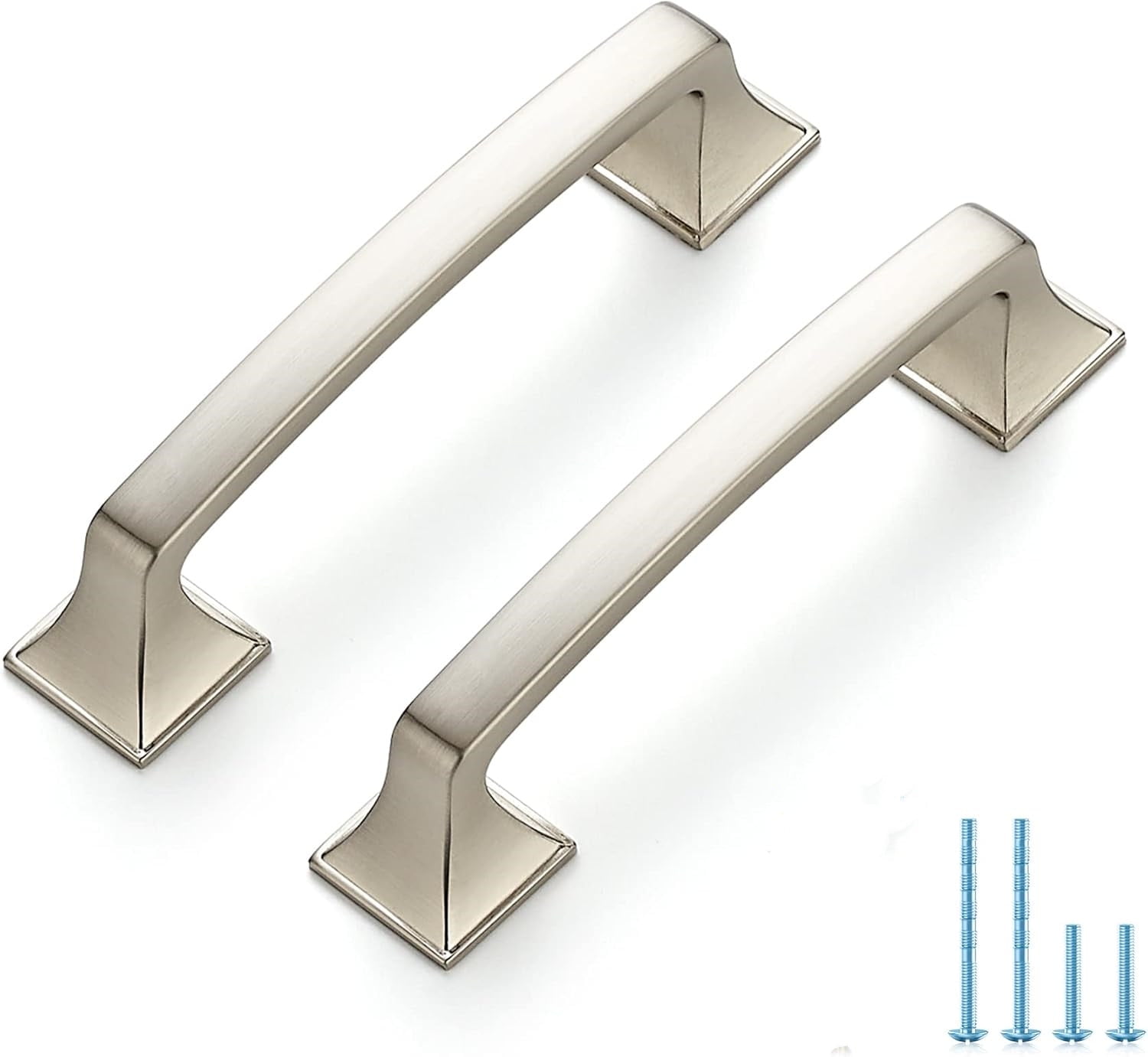 Katieovy 6 Pack Cabinet Handles,3-3/4 inch Hole Center Kitchen Drawer ...