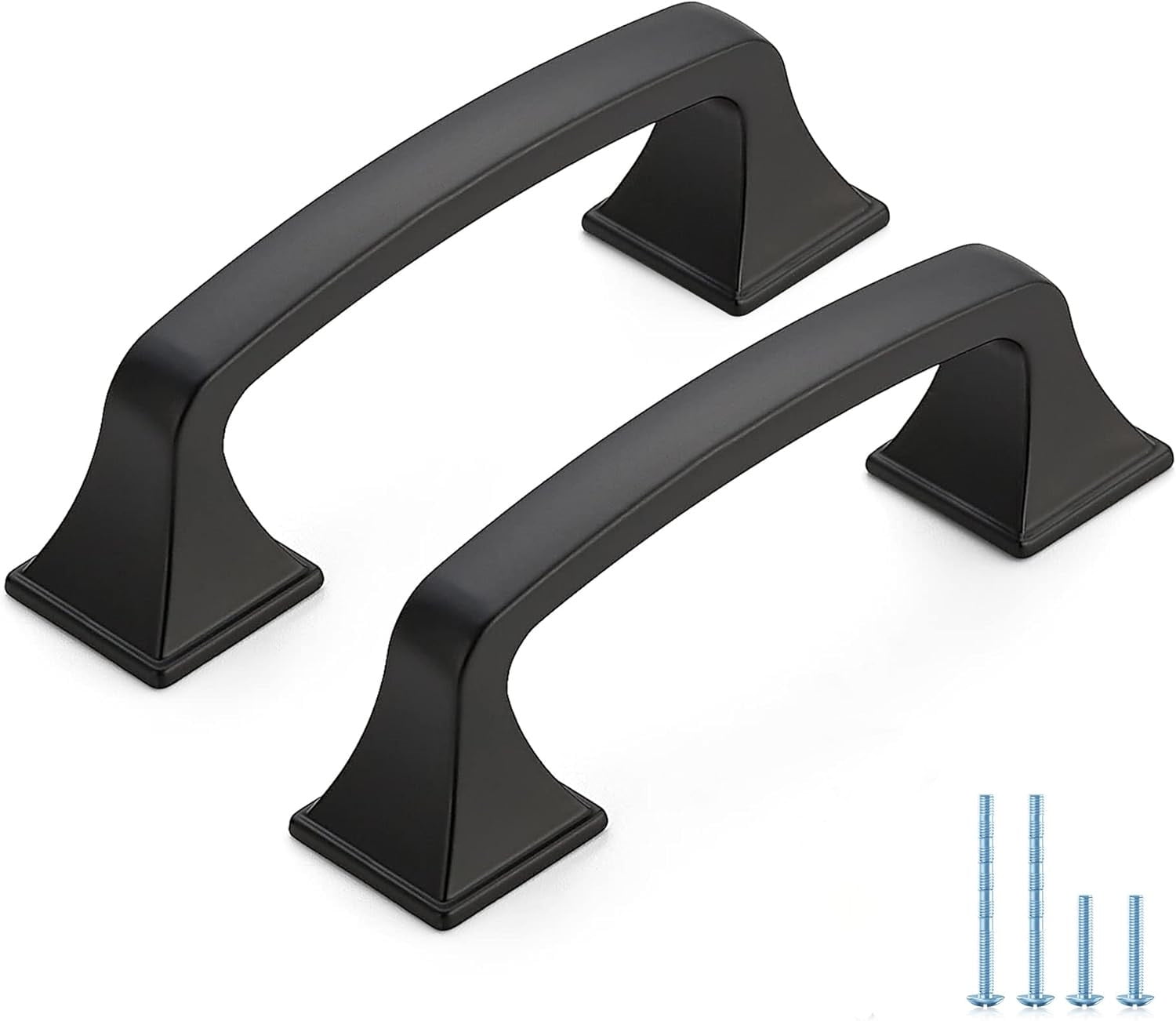 Katieovy 6 Pack Cabinet Handles,3 inch Hole Centers Kitchen Drawer ...