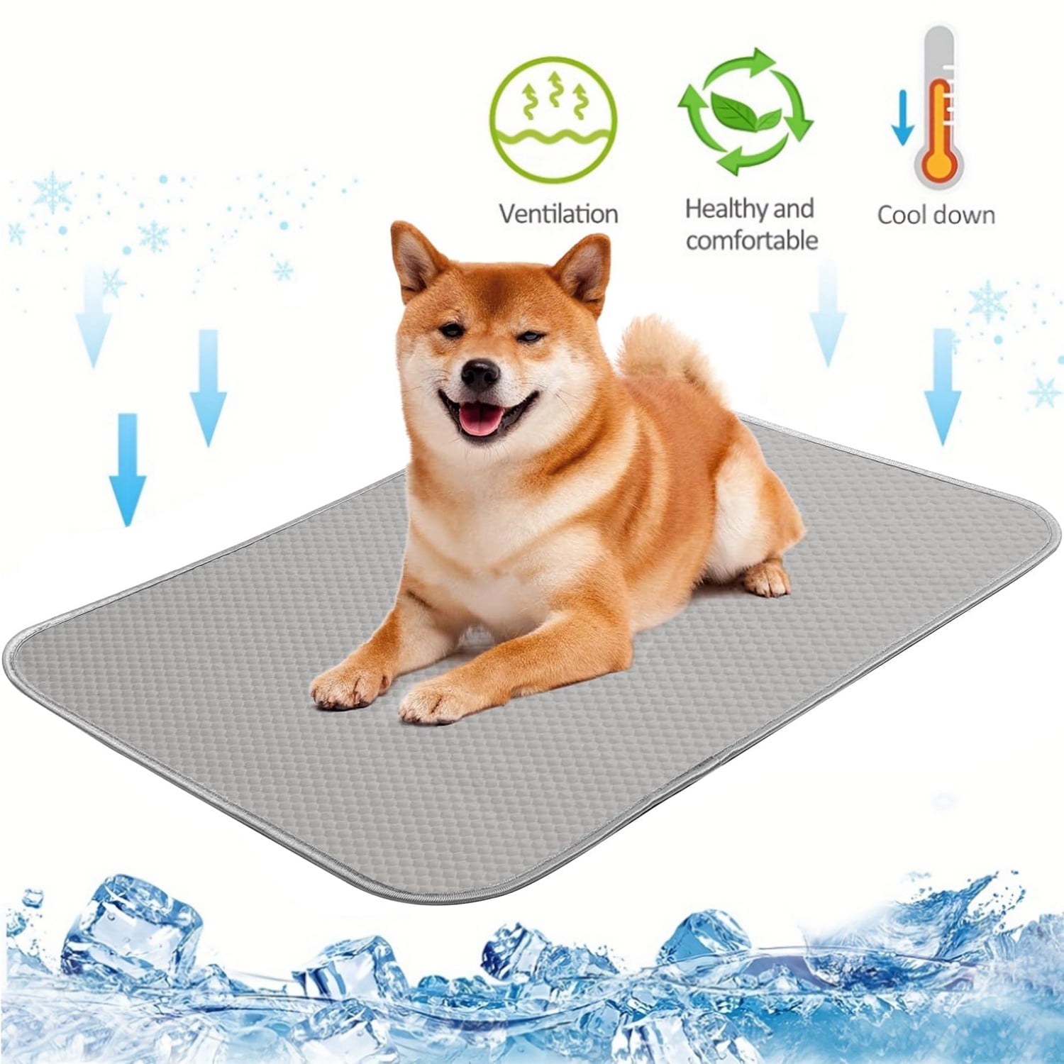 Katieovy Summer Dog Cooling Mat for Large Dog,28 x 20 inch Cooling Mat ...