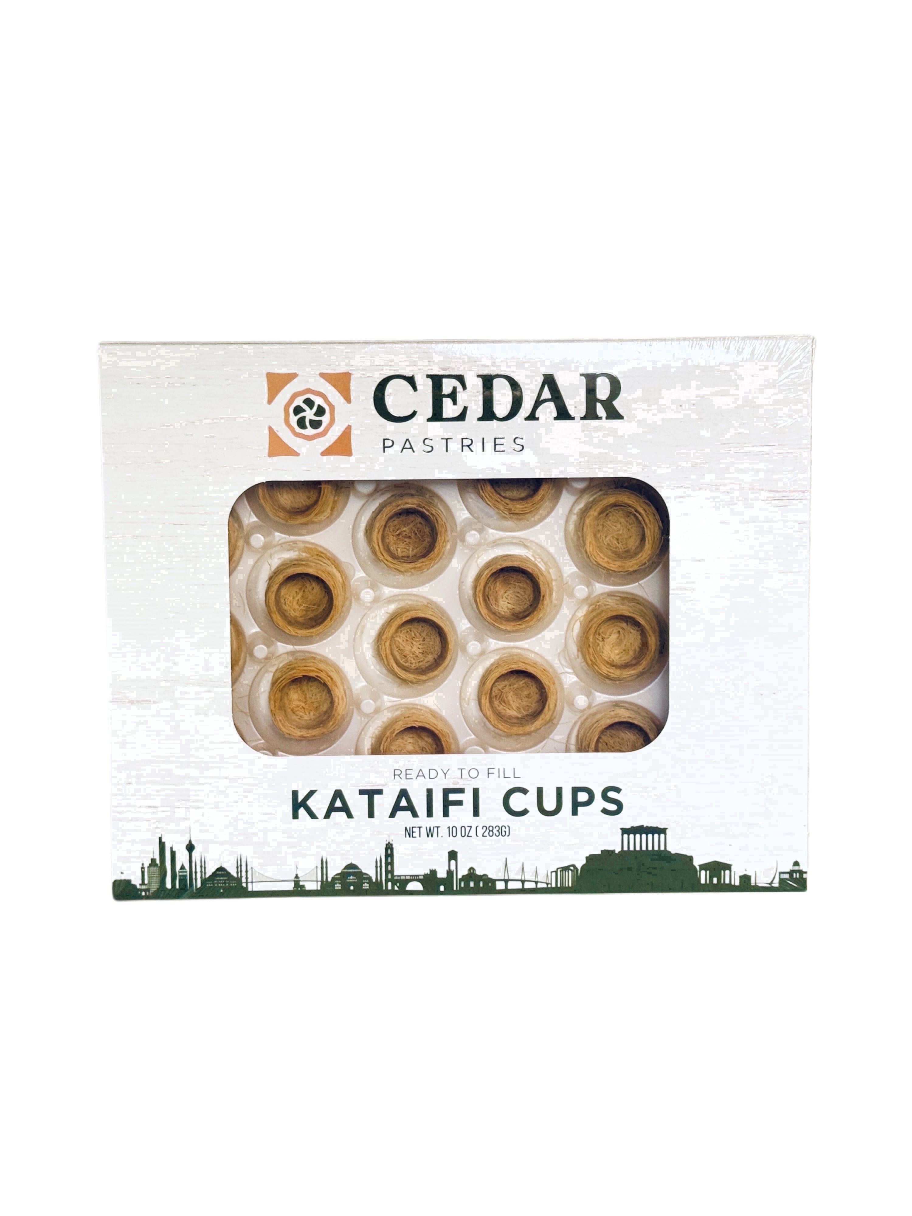 Cedar Pastries Kataifi Cups – Crispy Shredded Phyllo Dessert Cups ...