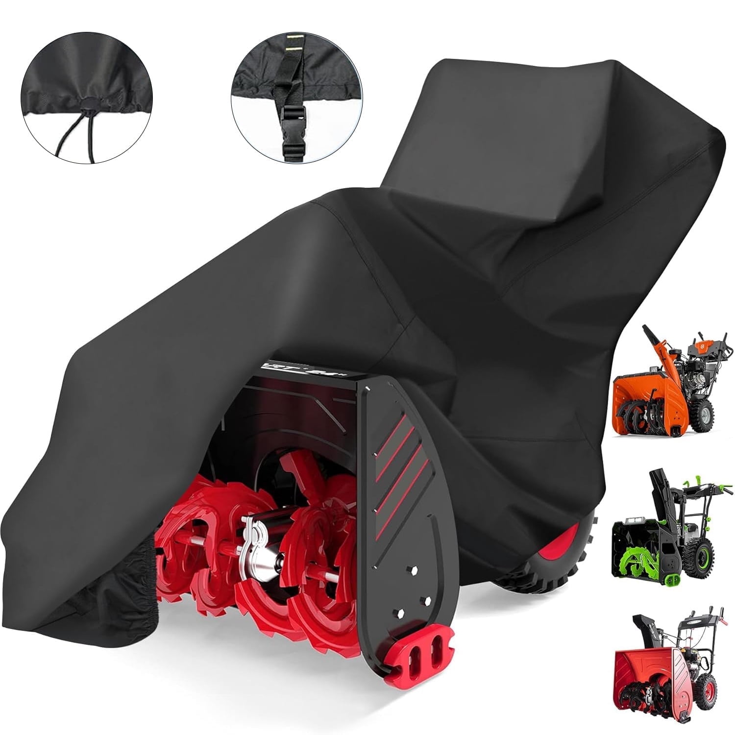Katinyos 420D Snow Blower Covers, Waterproof Heavy Duty Snowblower ...