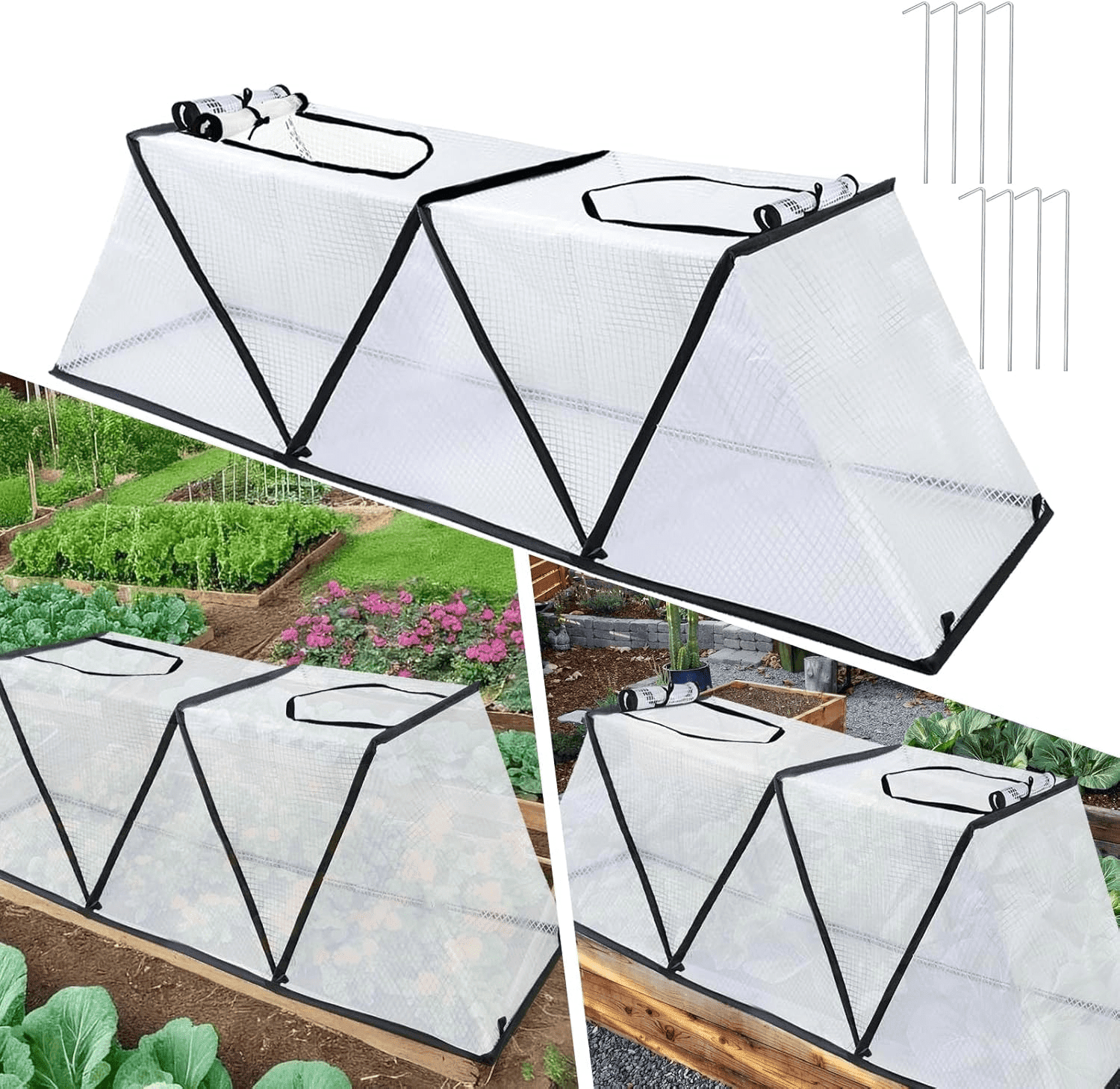 Katinyos Foldable Frost Protection Covers, Plant Protection Hood Cover ...