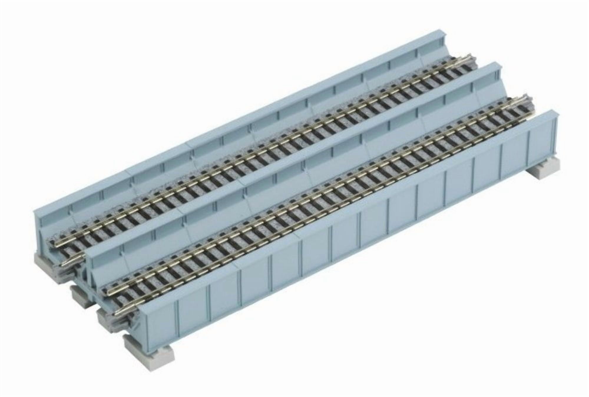 Kato 20455 186mm 7-5/16" Double Track Plate Girder Bridge Light Blue ...