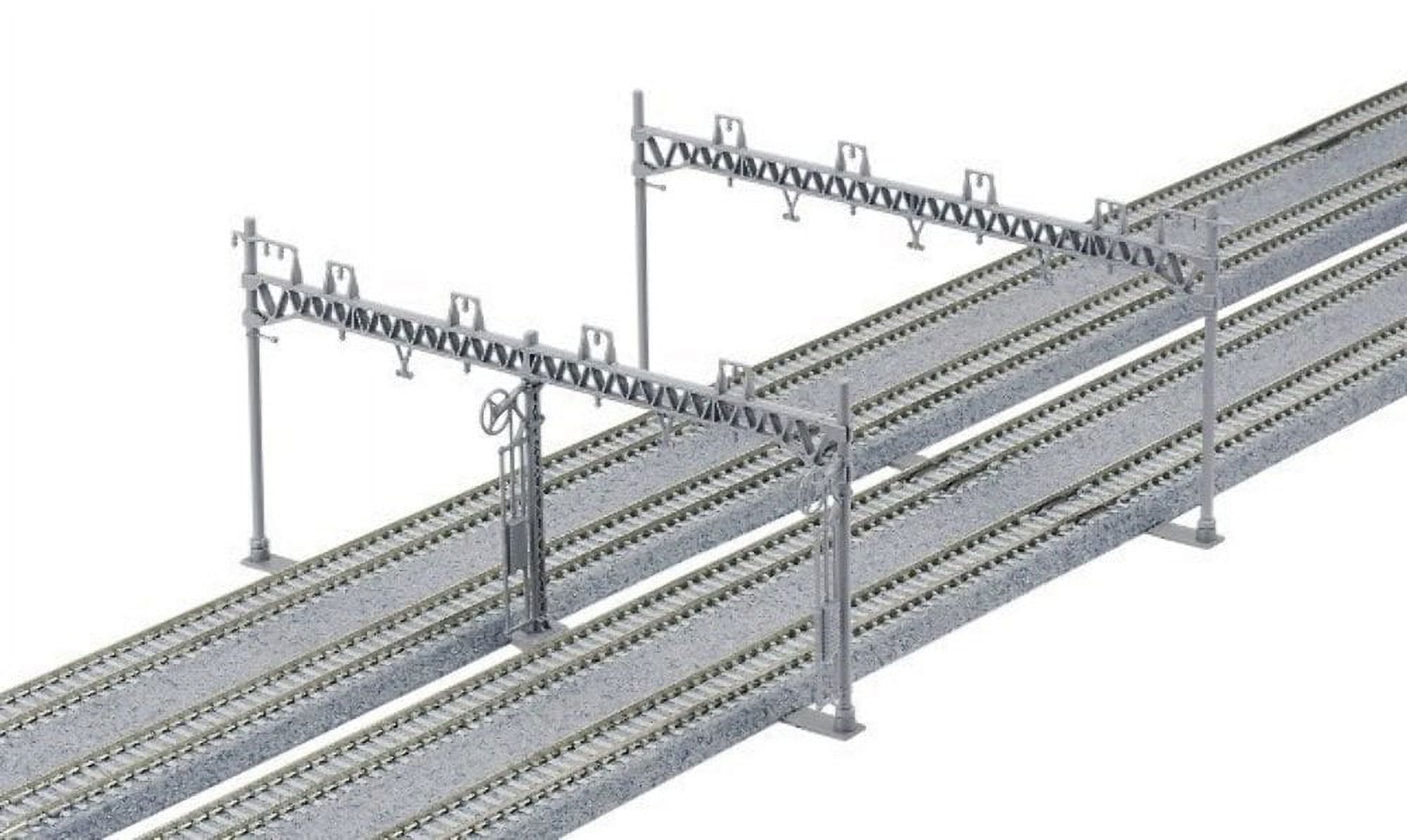 Kato N Scale UniTrack Train Track Four Track Catenary Poles Straight 10 ...