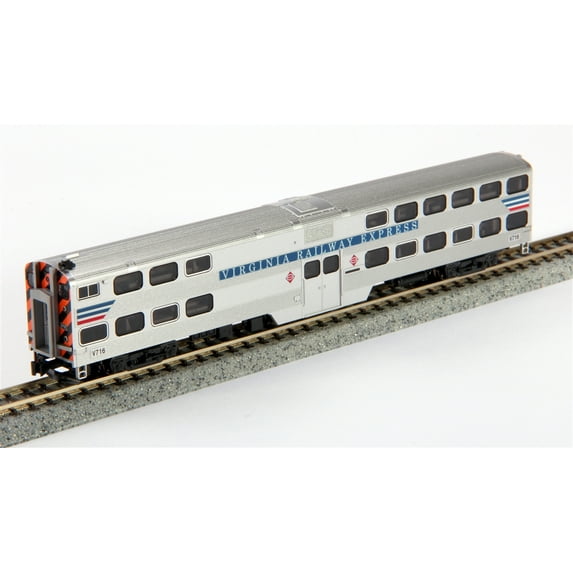 Kato KAT1560947 N Scale Bi-Level Commuter Cab Coach, Model Train ...