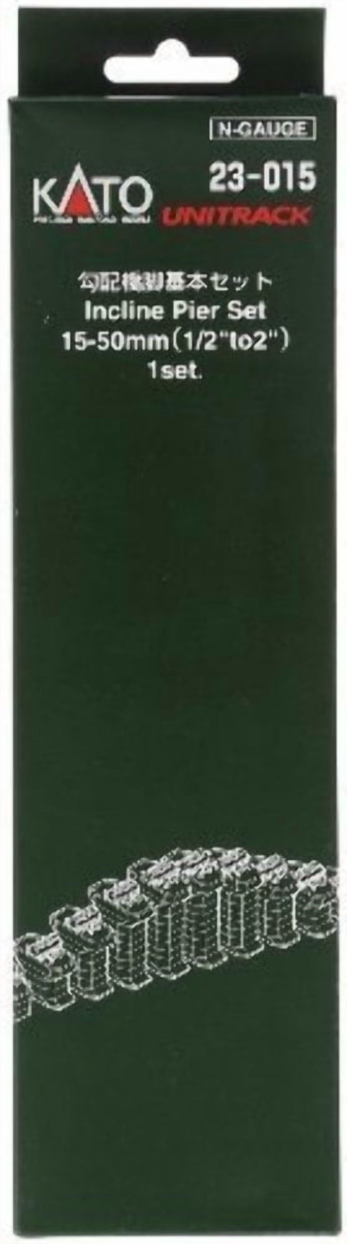 Kato 15mm, 50mm (1/2", 2") Single Track Incline Pier - Walmart.com