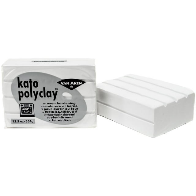 Kato Polyclay 12.5oz-White - Walmart.com