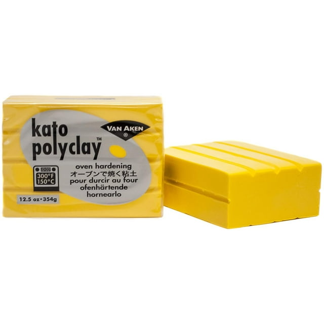 Van Aken International Kato Polyclay 12.5oz Yellow Polymer Clay for ...