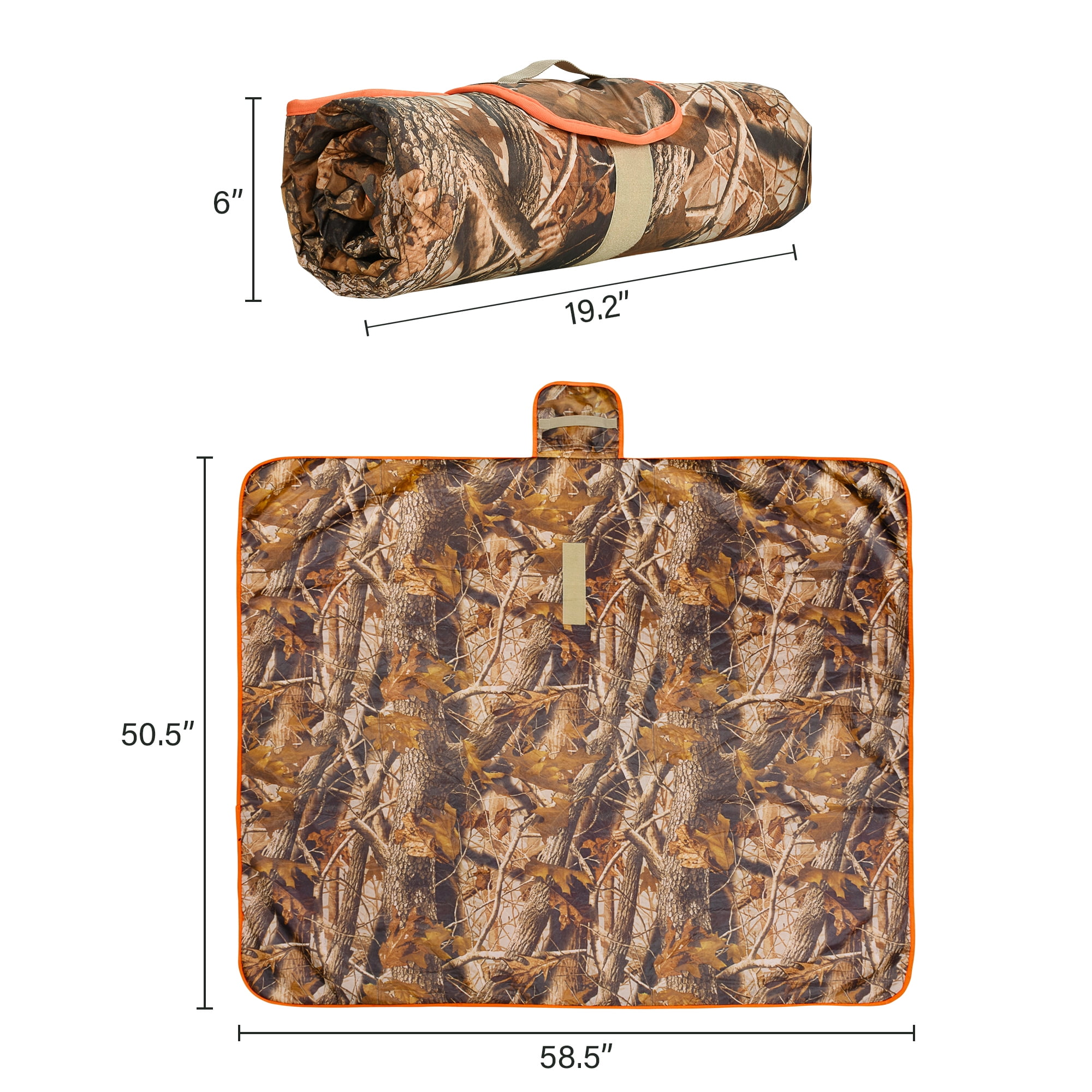 Kato Sherpa Waterproof Throw Blanket Reversible Emergency Warm Picnic ...