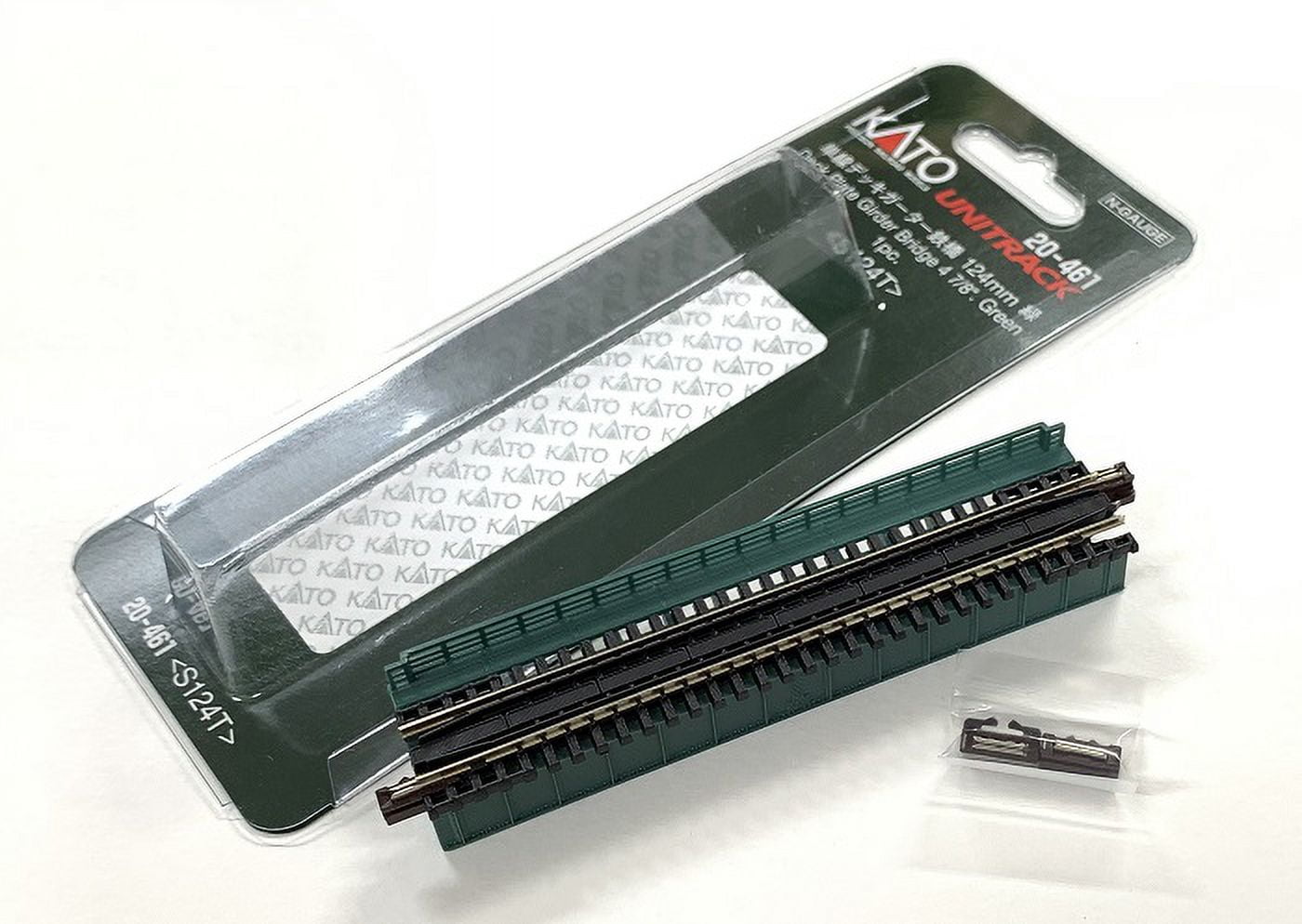 Kato USA Inc. N 124mm 4-7/8" Deck Plate Girder Bridge Green KAT20461 N Track - Walmart.com