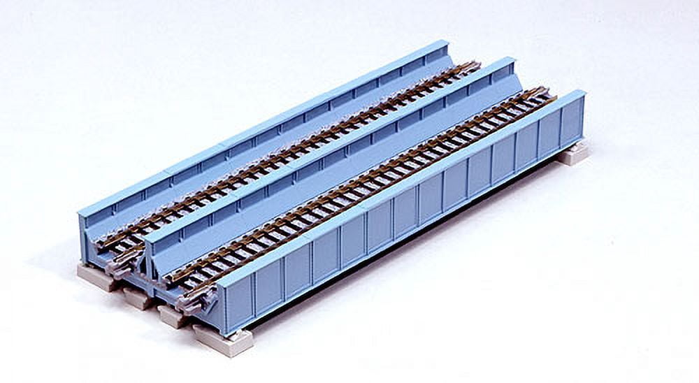 Kato 20455 186mm 7-5/16" Double Track Plate Girder Bridge Light Blue ...