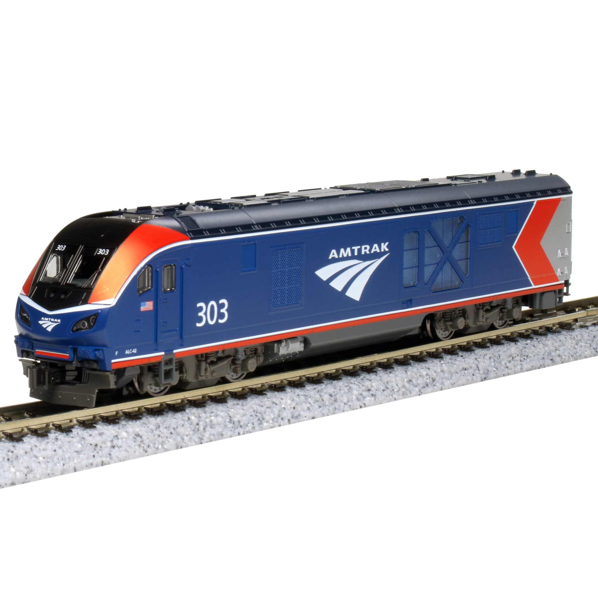 Kato USA Inc. N ALC-42 Charger Amtrak Phase VI #303 KAT1766052 N Locomotives - Walmart.com