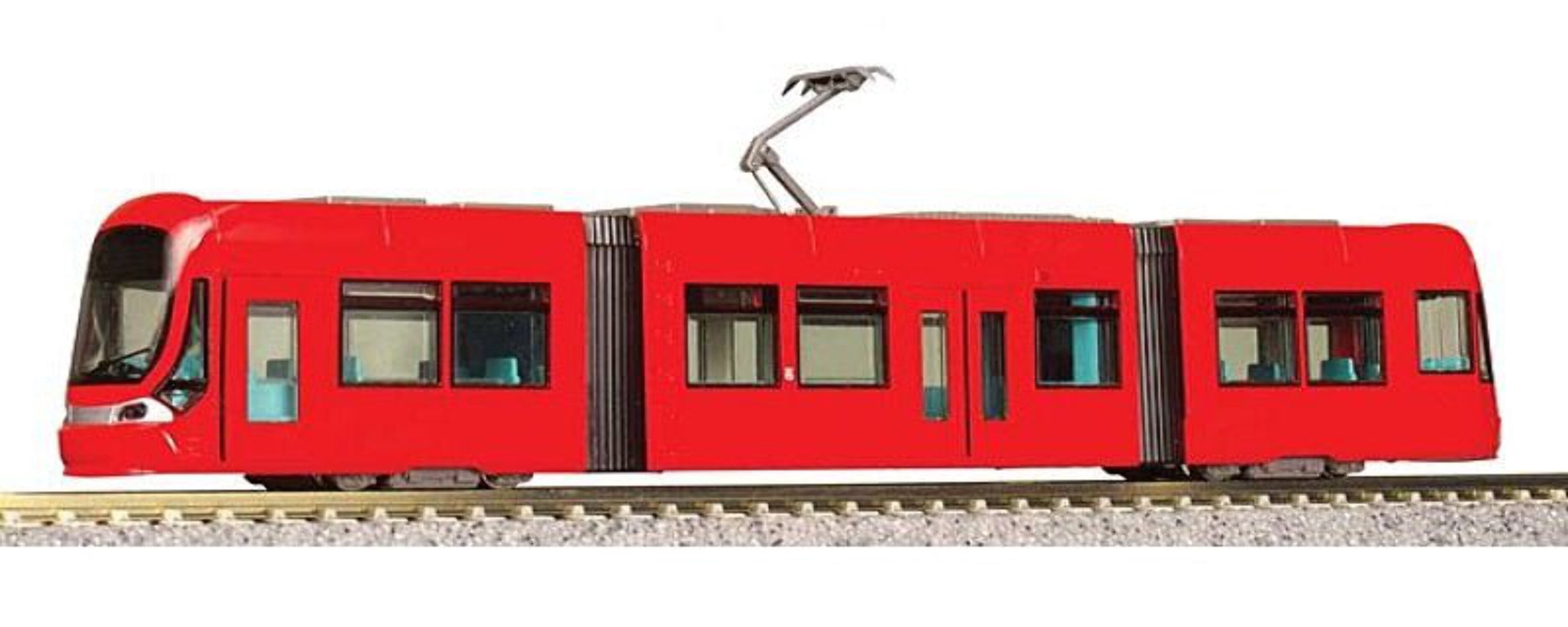 DISC Kato USA "My Tram" N Scale Light Rail Vehicle (Red) - Walmart.com