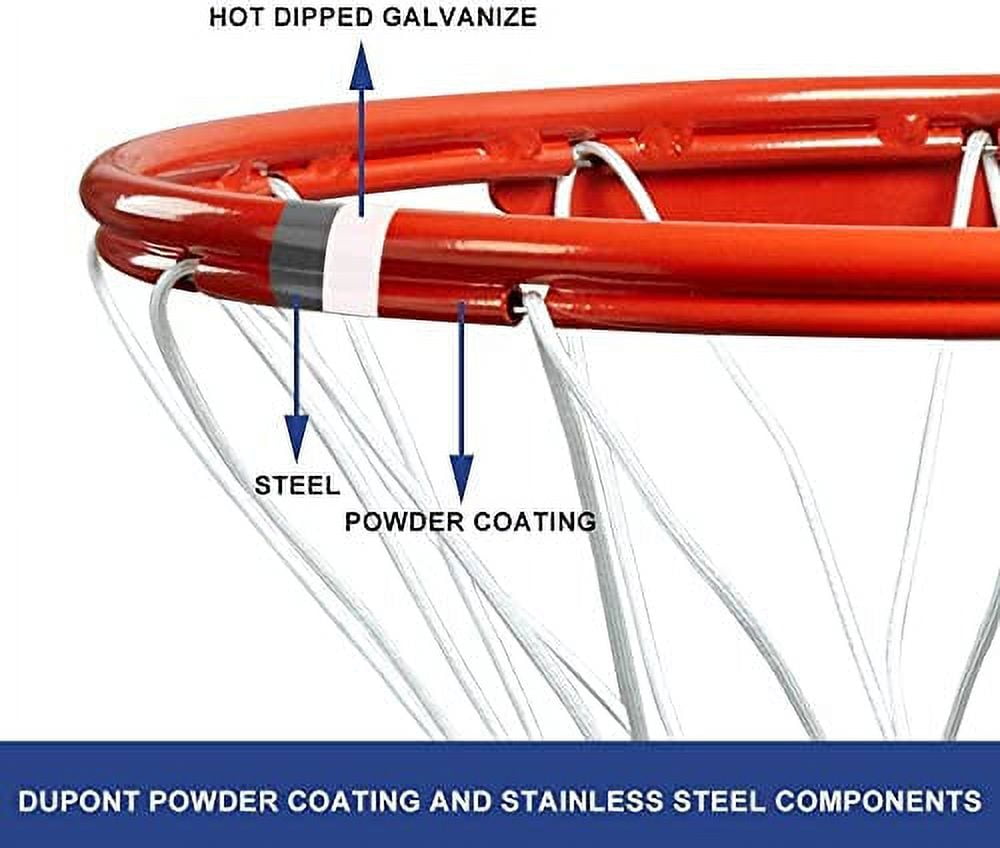 Katop Professional Basketball Rim, Heavy Duty 18 Inch Basketball Rim ...