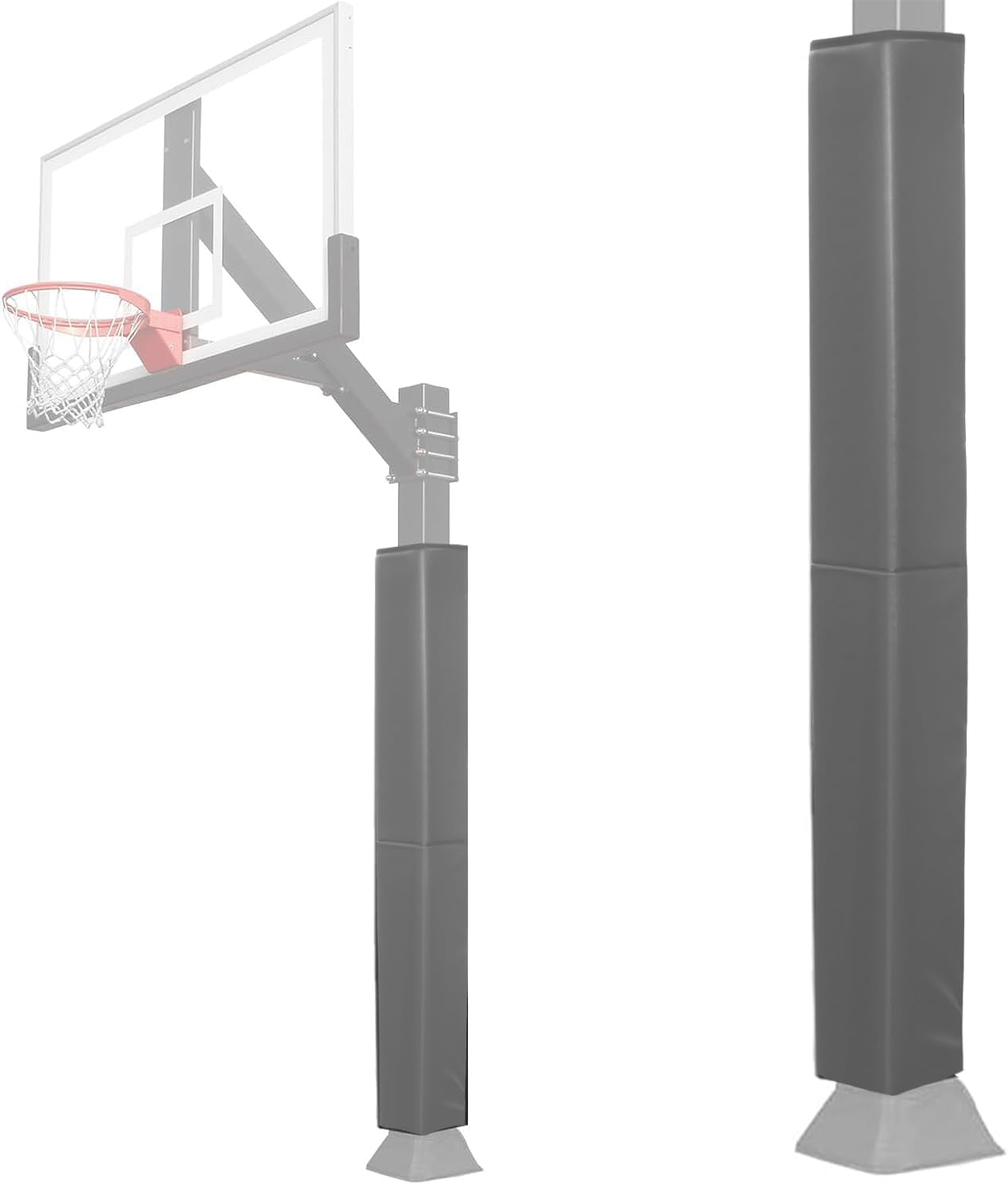 Katop Square Basketball Pole Padding Fits 4x4 Inch Pole, Durable 6 Feet ...
