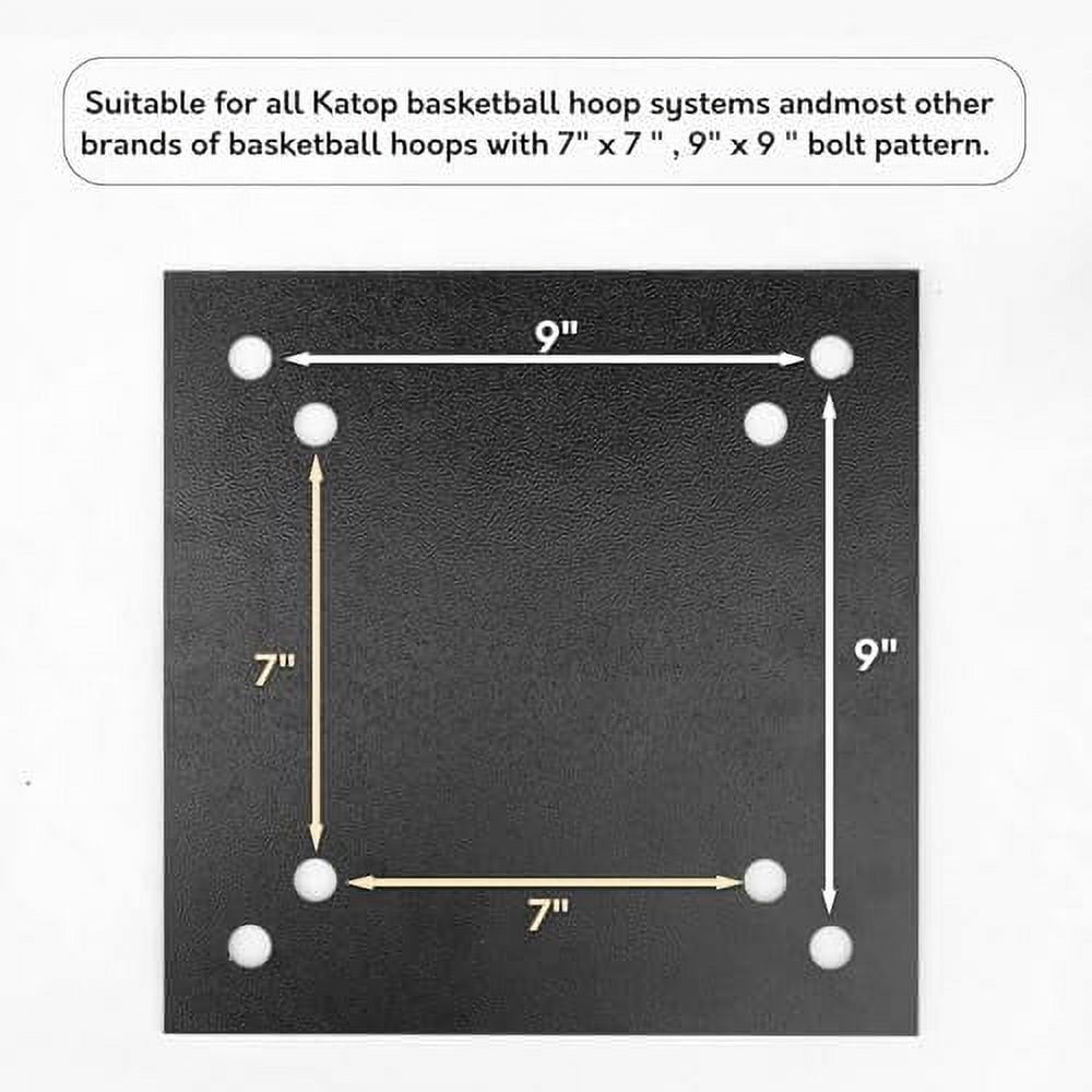 Katop Universal 9" Basketball Hoop Anchor Kit, Designed for Easy ...