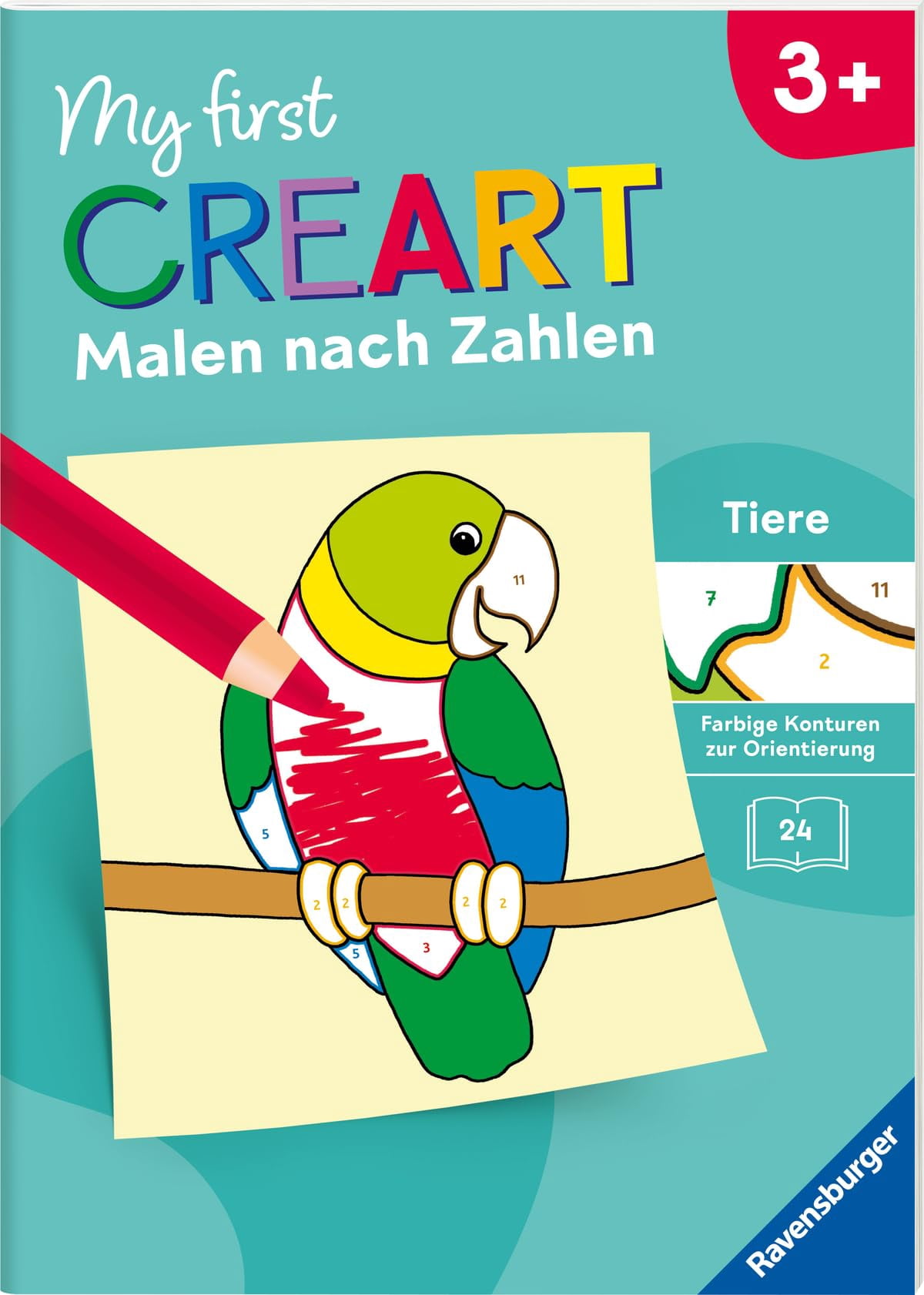 Katrin Merle Ravensburger My first CreArt Malen nach Zahlen ab 3 ...