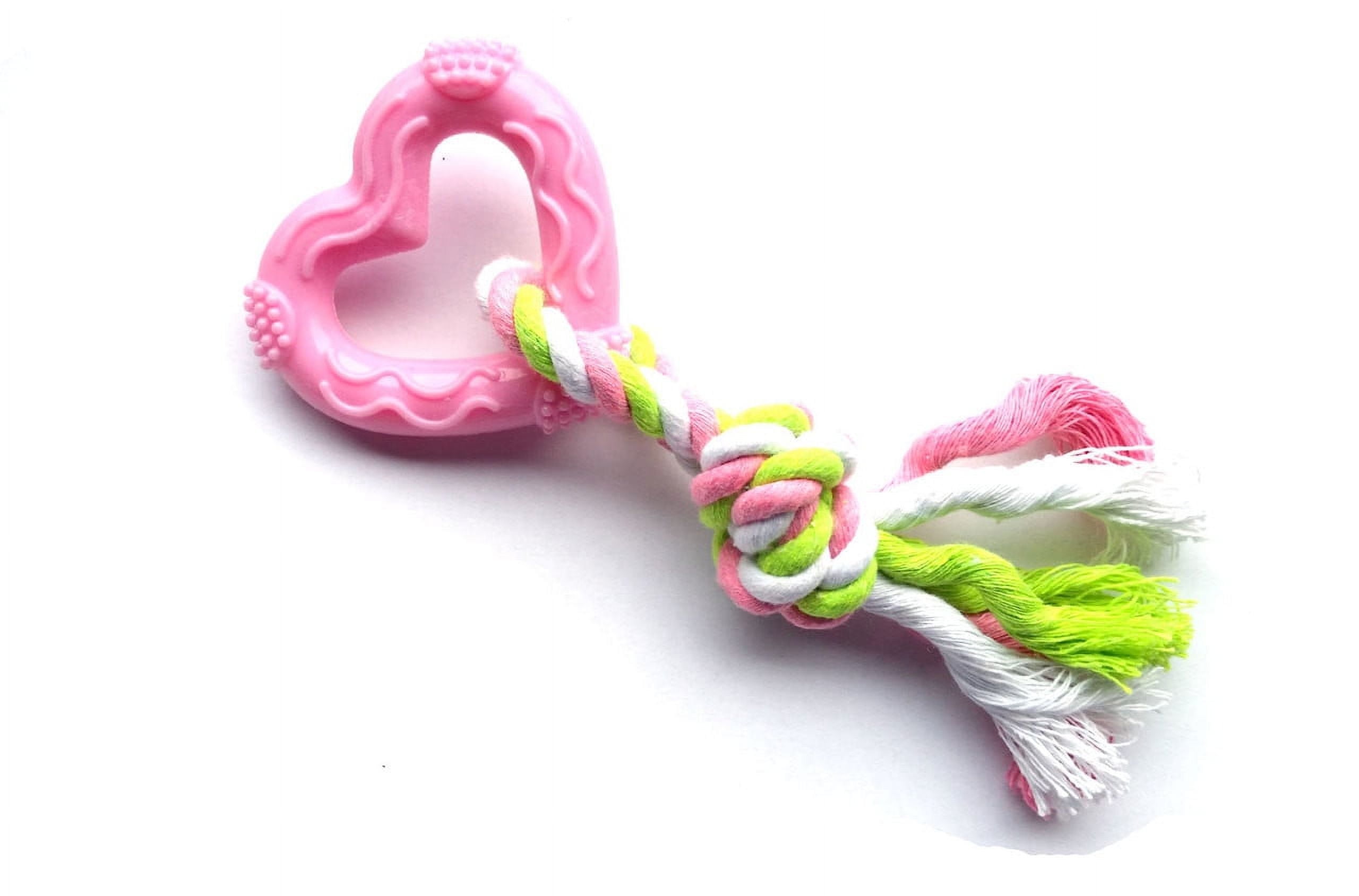 Small Chewable Doggy Toy - Puppy Teething Toys, Durable Dog Rope Rubber ...