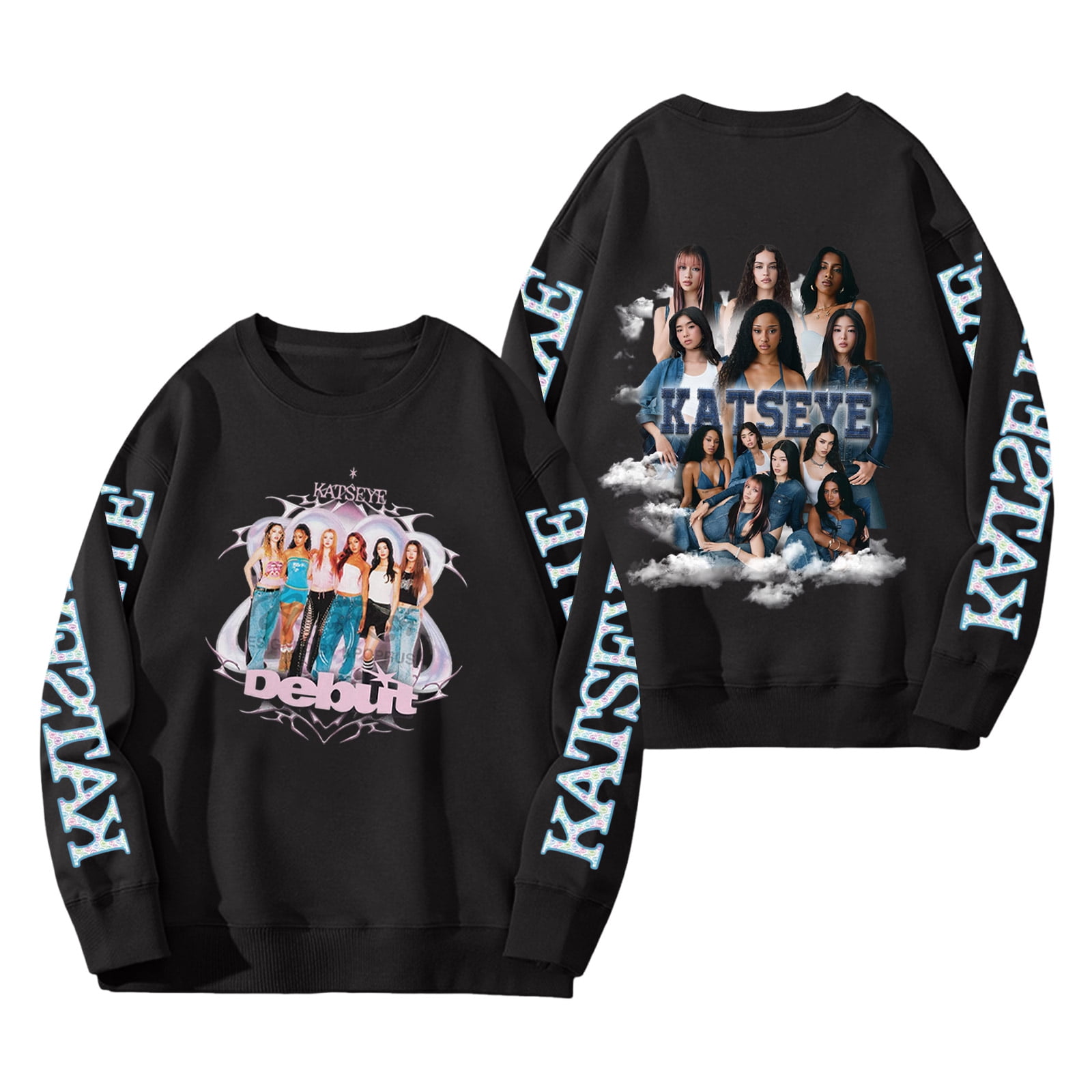 Kats-eyes Sweatshirts, Katseyes Merch 2025 Tour Hoodies Print ...