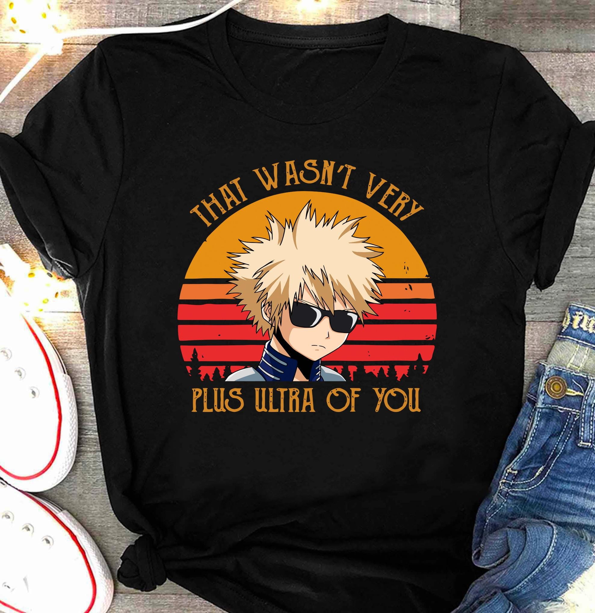 Katsuki Bakugo Anime Shirt, Kacchan One For All Manga Shirt, My Hero ...