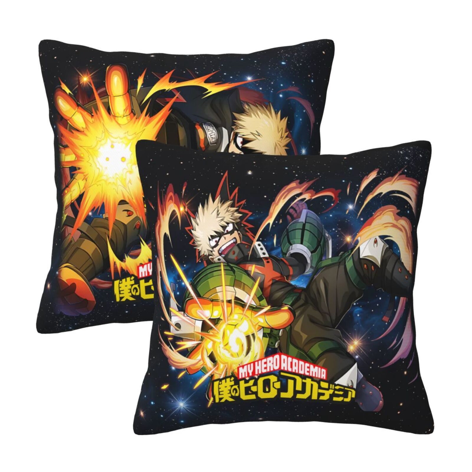 Katsuki Bakugo Home Made Decorative Cushion Covers Pillow Covers 2 Pack ...