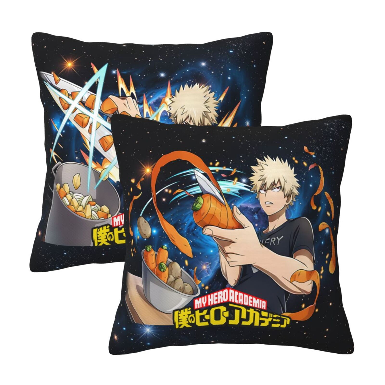 Katsuki Bakugo Home Made Decorative Cushion Covers Pillow Covers 2 Pack ...