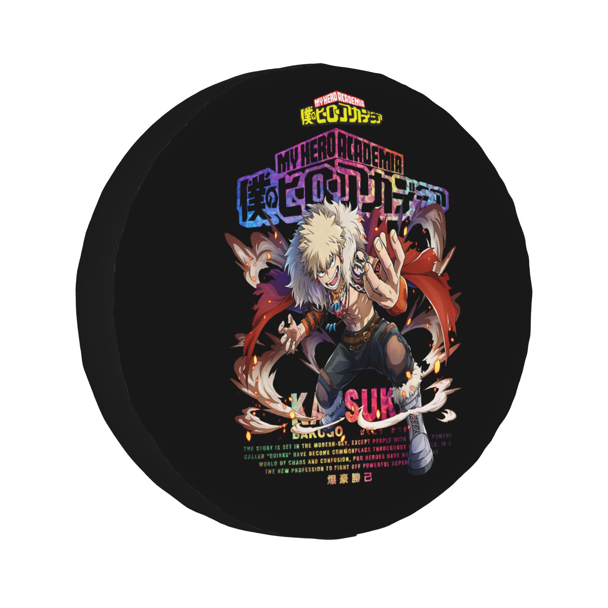 Katsuki Bakugo My Hero Academia Universal Spare Tire Cover,14,15,16,17 ...