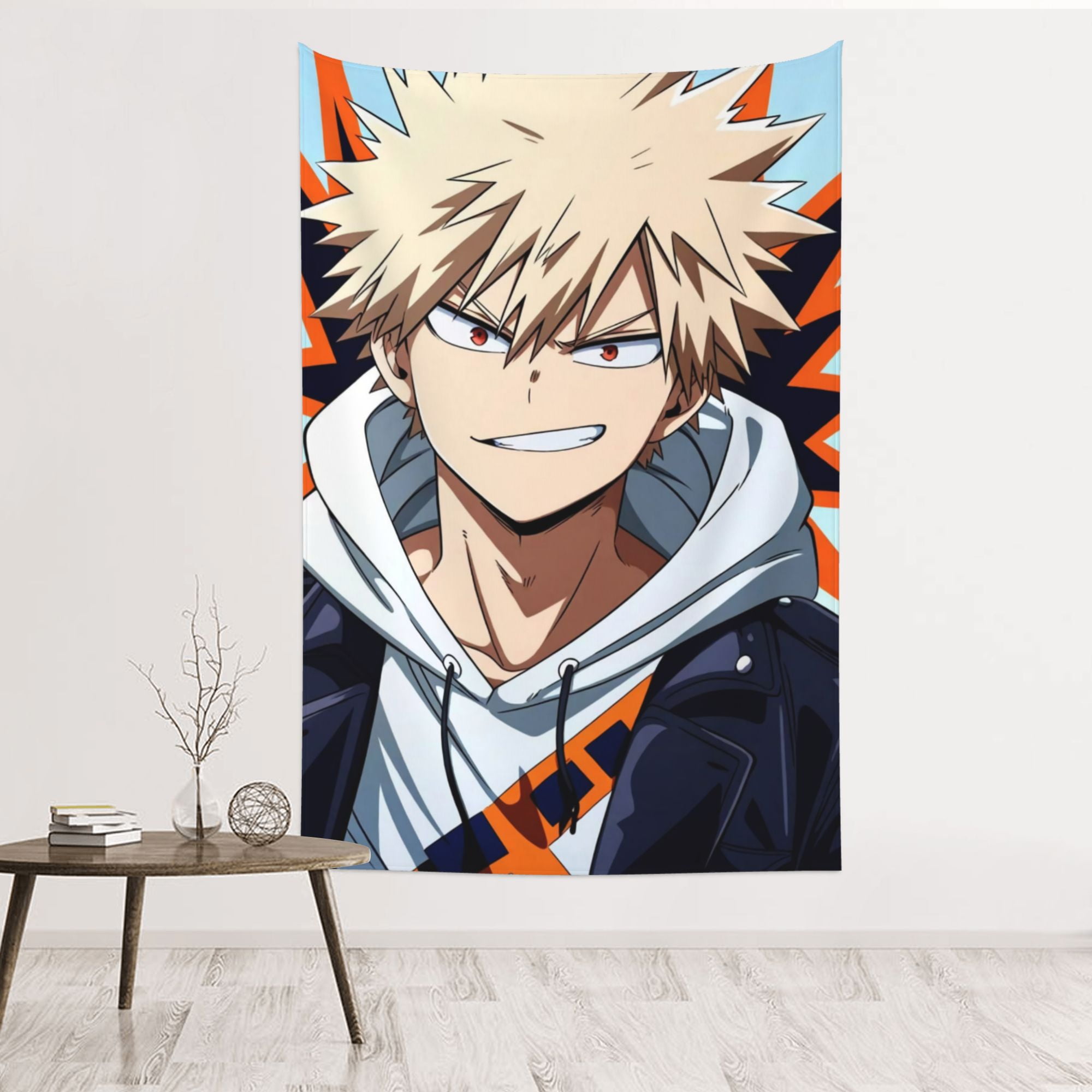 Katsuki Bakugo Tapestry Aesthetic Wall Hanging for Living Room Bedroom ...