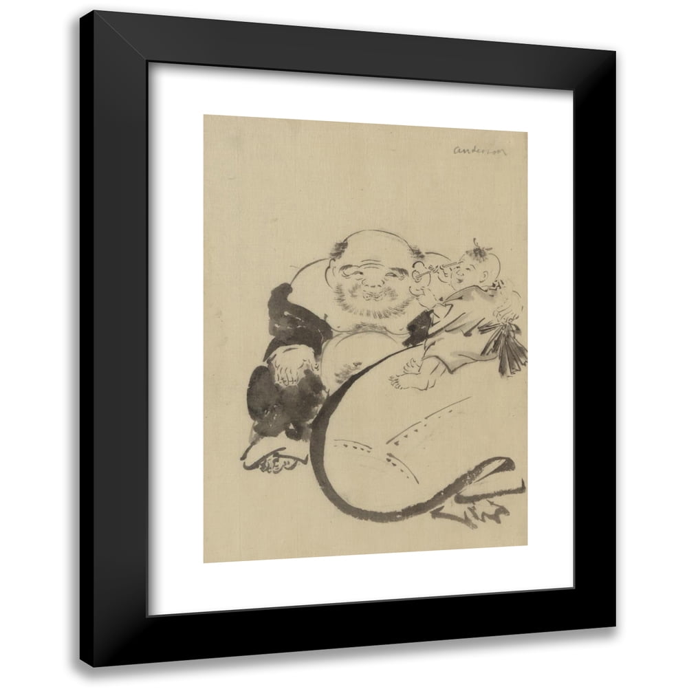 Katsushika Hokusai 14x18 Black Modern Framed Museum Art Print Titled ...
