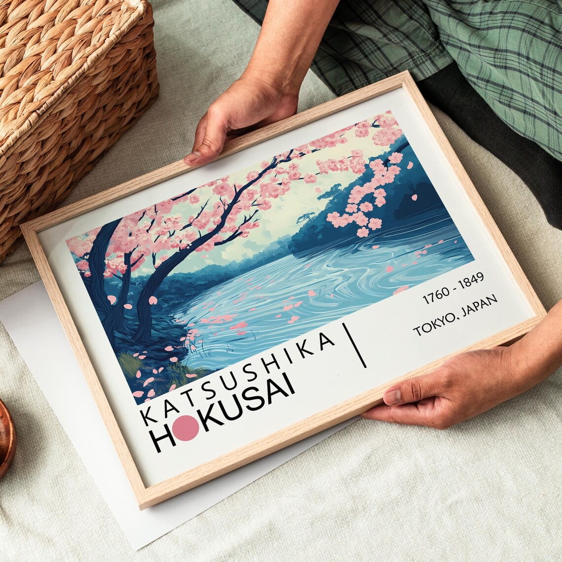 Katsushika Hokusai Poster - River, Japanese Exhibition Art, Hokusai ...