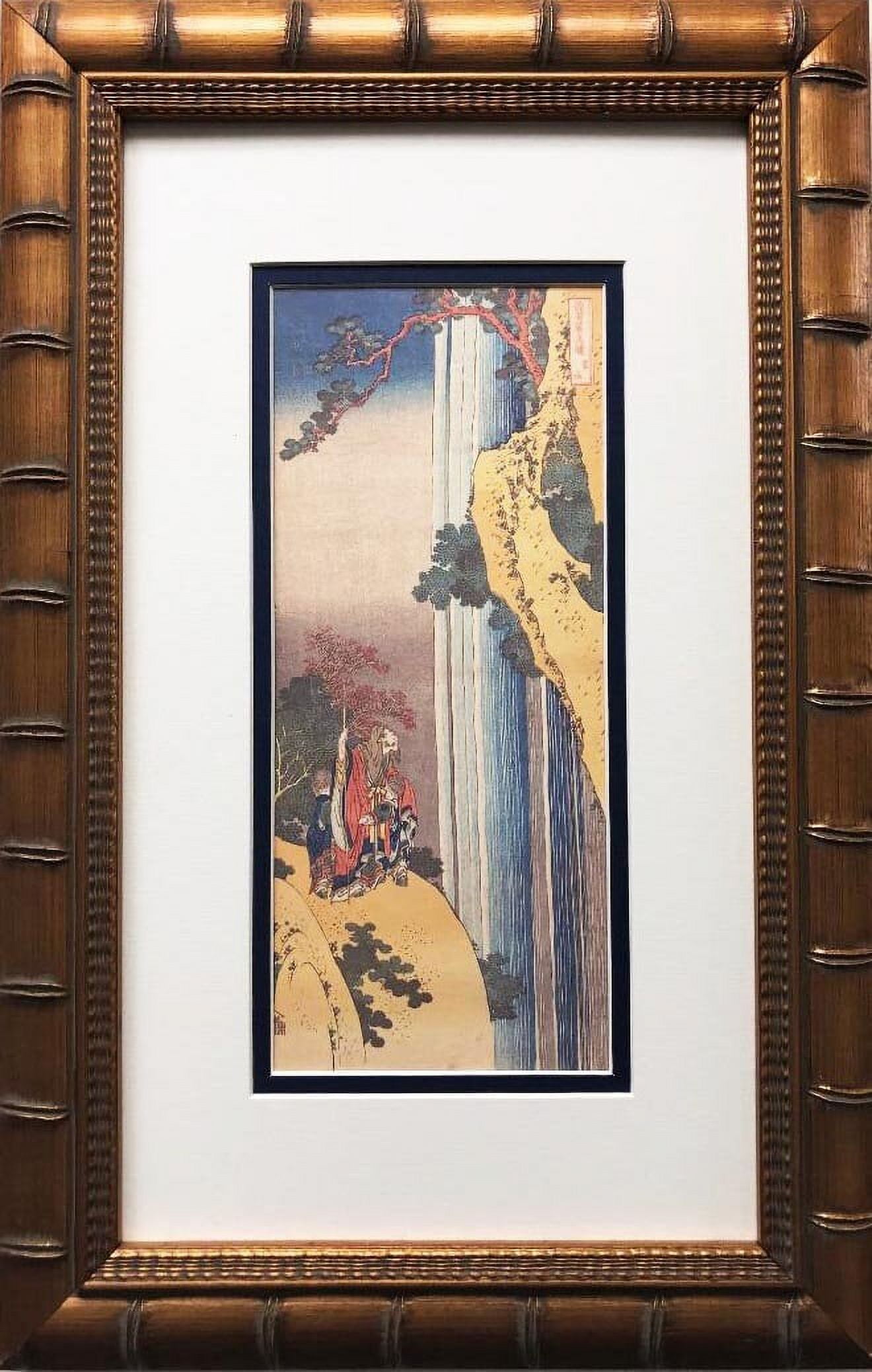 Katsushika Hokusai "Ri Haku 1832" New Custom Framed Asian Art Generic ...