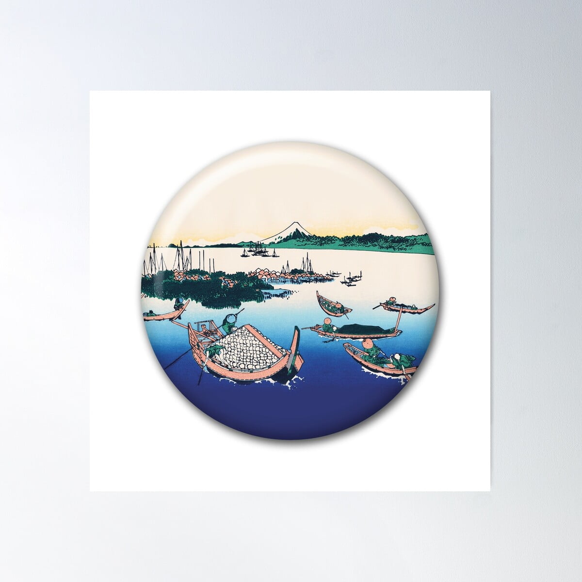 Katsushika Hokusai 'Thirty-Six Views Of Mount Fuji - 12. Buyō ...