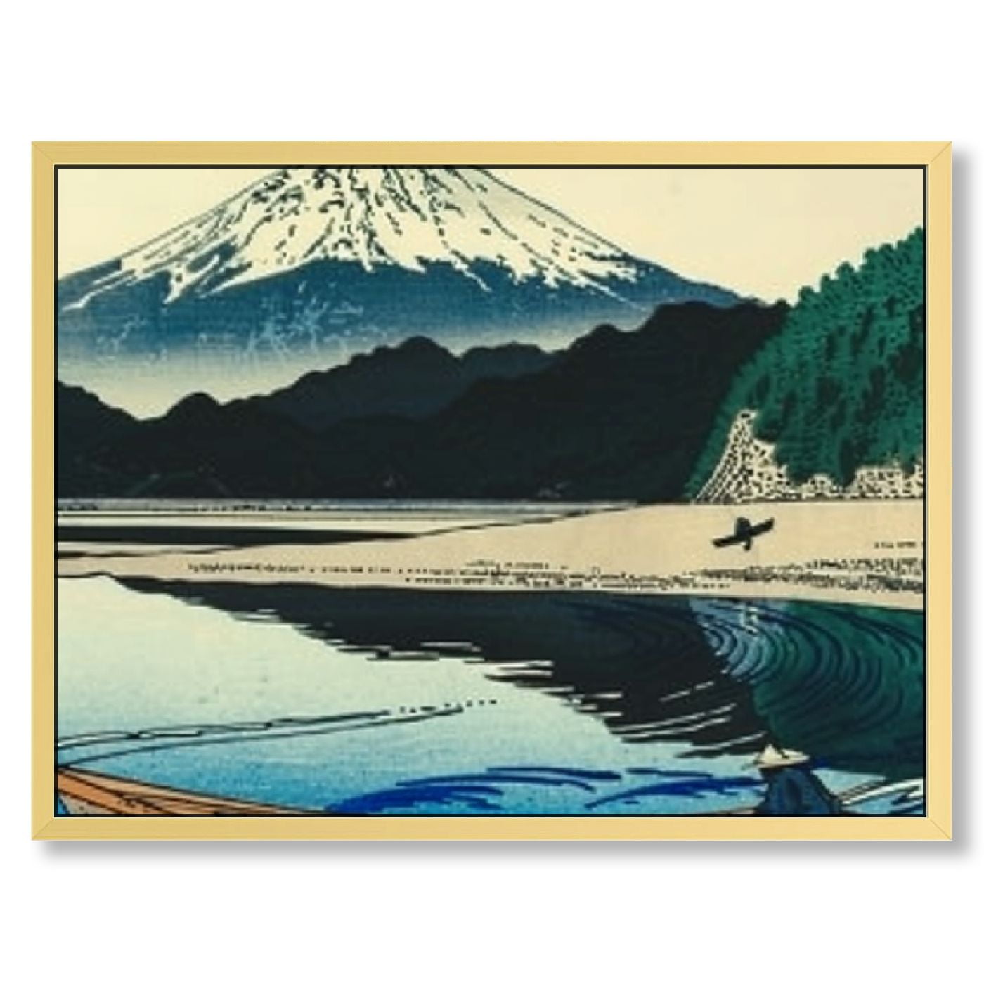 Katsushika Hokusai's Masterpiece Overlooks Views of Fuji - Tama River ...
