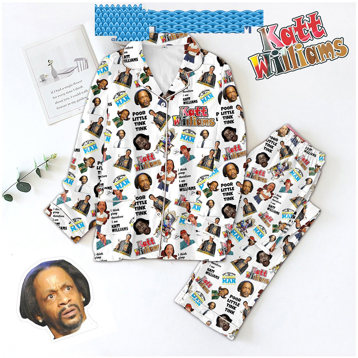 Katt Williams Poor Little Tink Tink Polyester Pajamas Set - Walmart.com