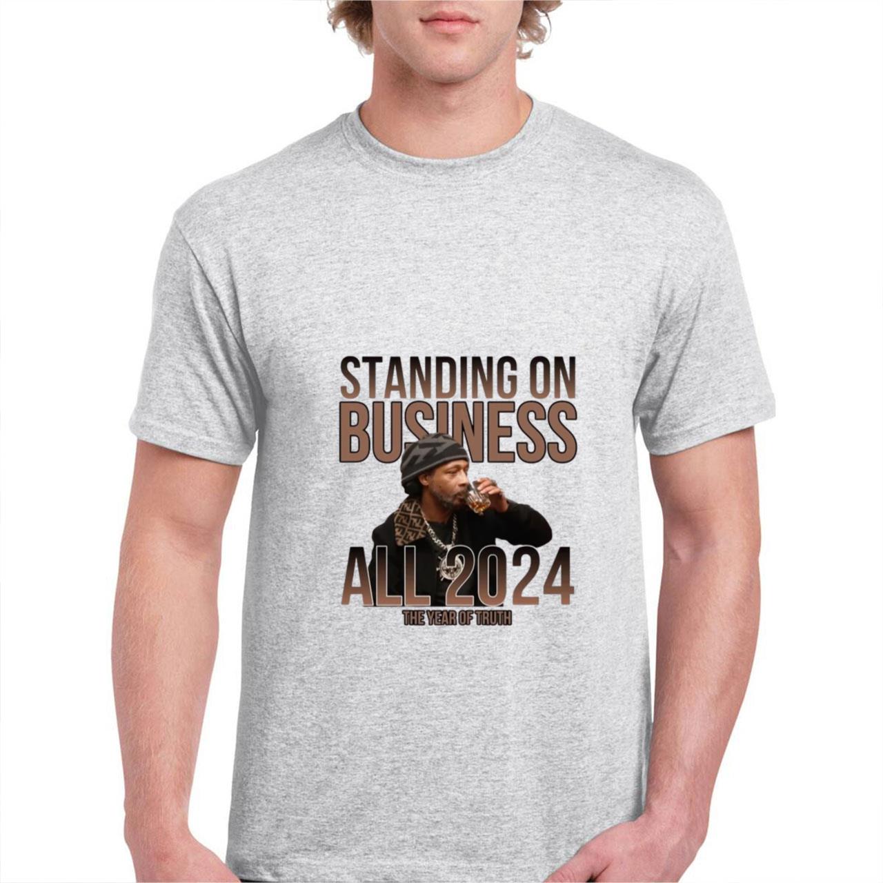 Katt Williams Tee viral interview Standing on business all 2024 the year of the truth Comedian ...